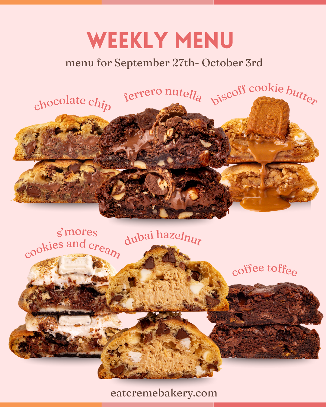 Crème Bakery ™️ - Freshly Baked Cookies in Tampa & Delivered Cookies